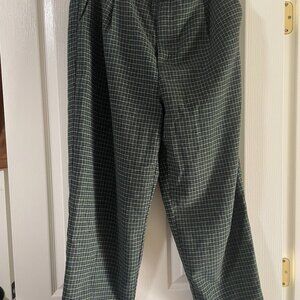 gorman | Pants & Jumpsuits | Gorman Wool Green Check Pant Sz 4 | Poshmark